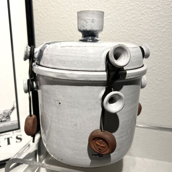 Ben Bieri | Accents | Signed Ben Bieri Northwest Studio Pottery Lidded ...